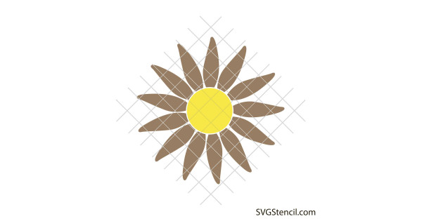 White daisy svg | Gerbera daisy svg - SVGStencil