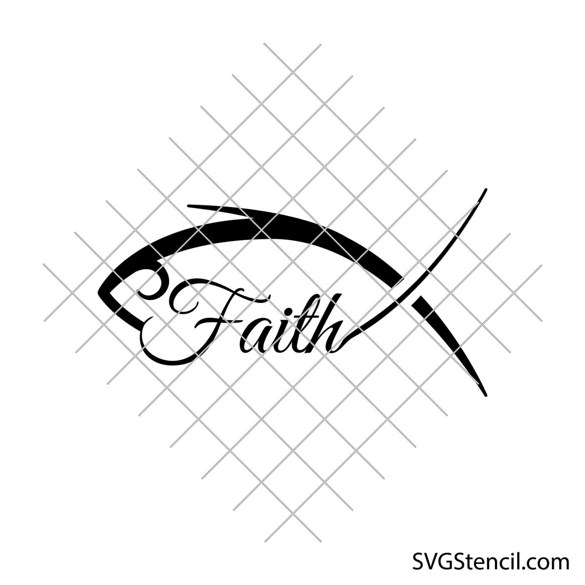 Christian fish svg | Religion svg | Catholic Svg - SVGStencil