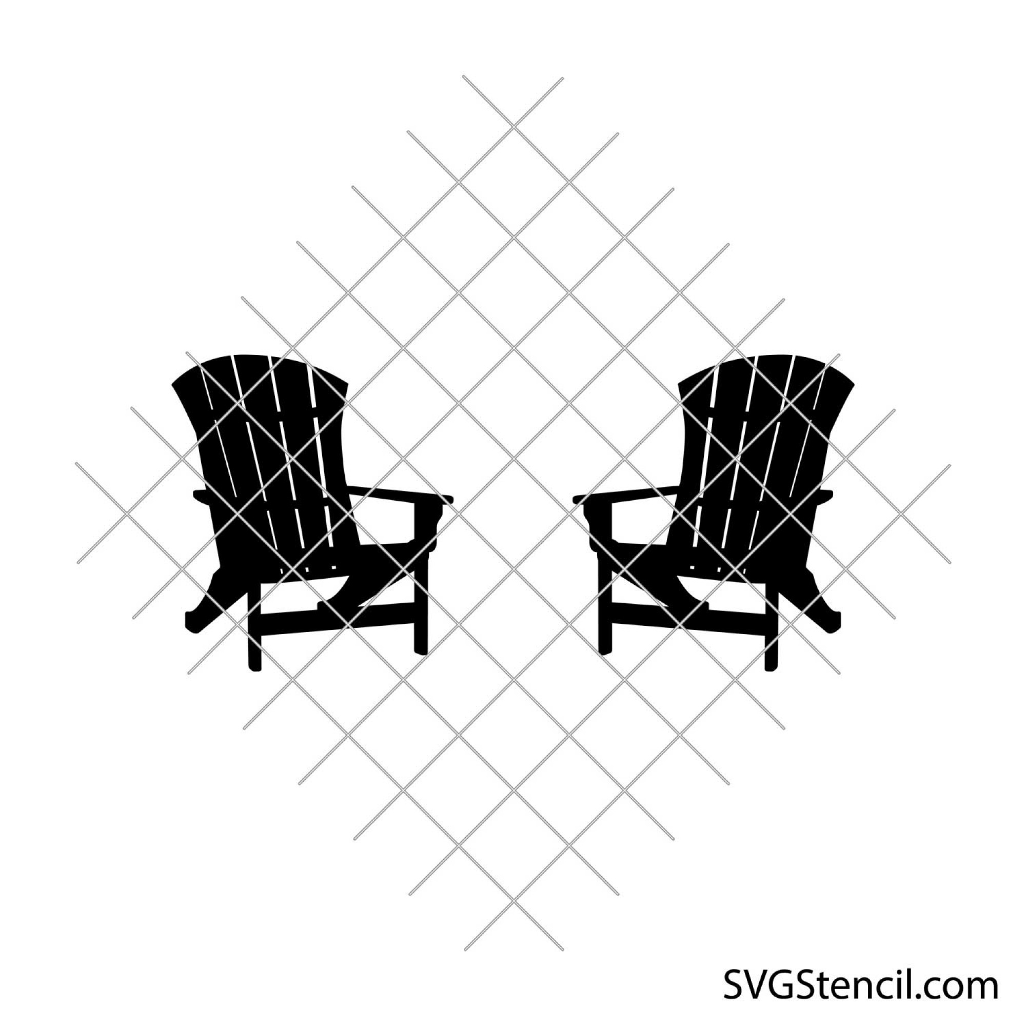 Beach chair svg | Summer relax svg | Home furniture svg - SVGStencil