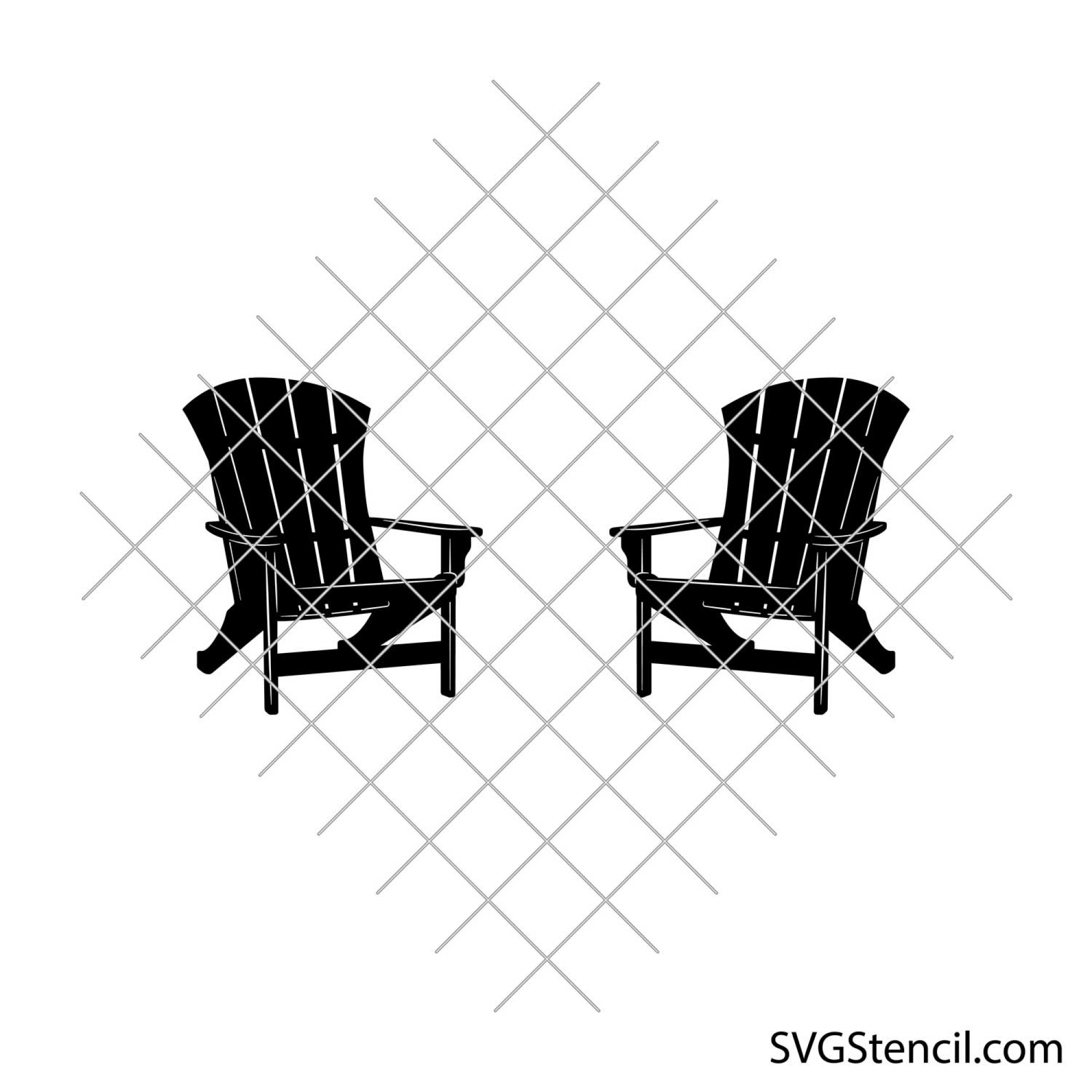 Beach chair svg | Summer relax svg | Home furniture svg - SVGStencil