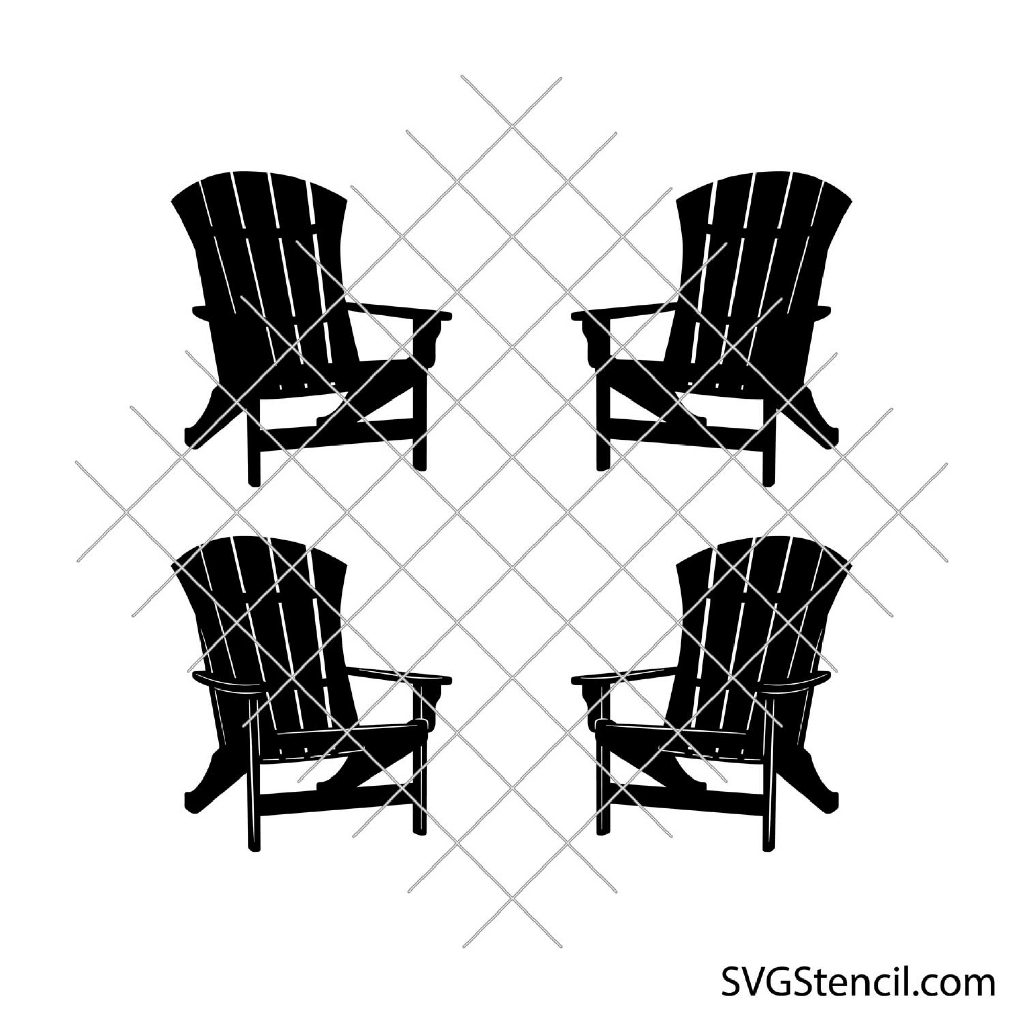 Beach chair svg | Summer relax svg | Home furniture svg - SVGStencil