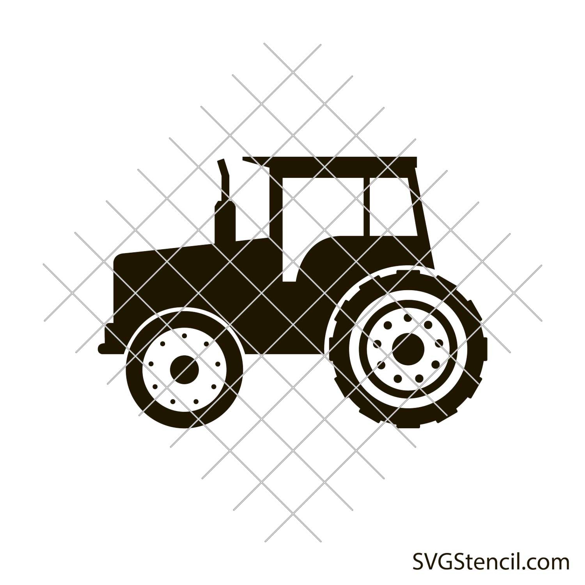 Free svg design | Big tractor svg| Future farmer svg - SVGStencil