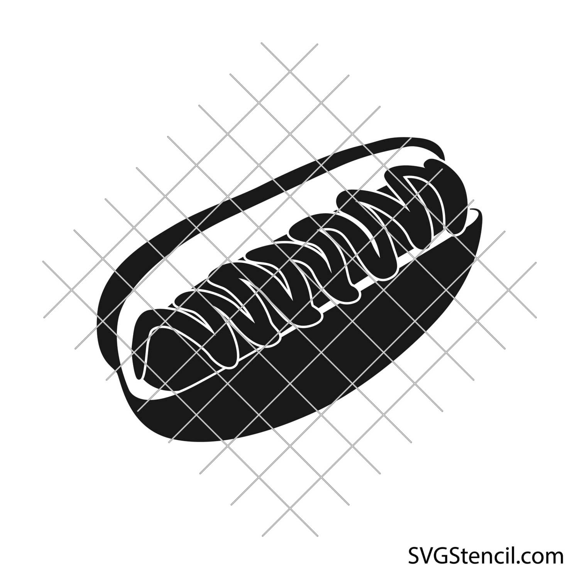 Hot dog svg | Fast food svg | Hot dog clipart - SVGStencil