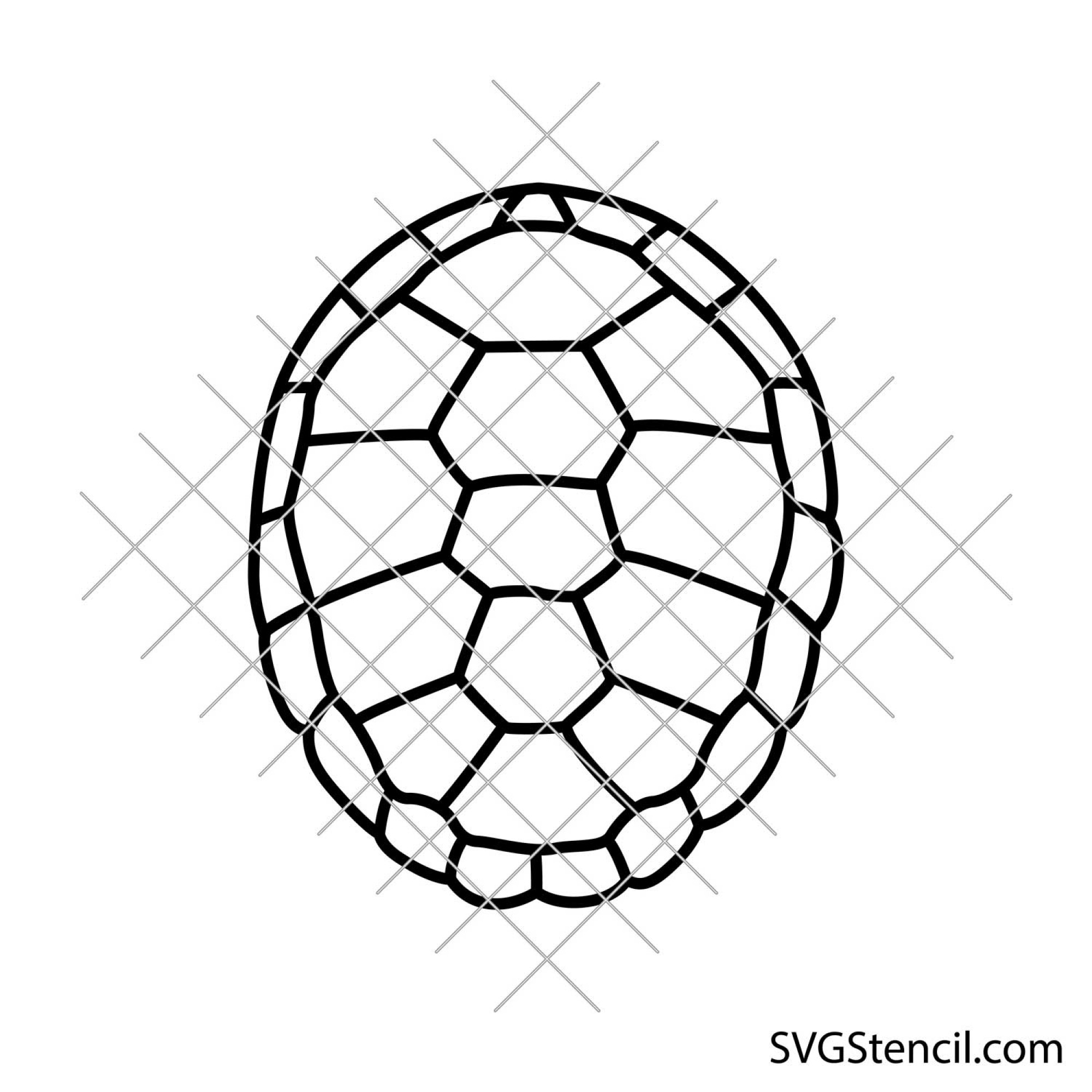 Turtle shell stencil | Shell silhouette svg - SVGStencil