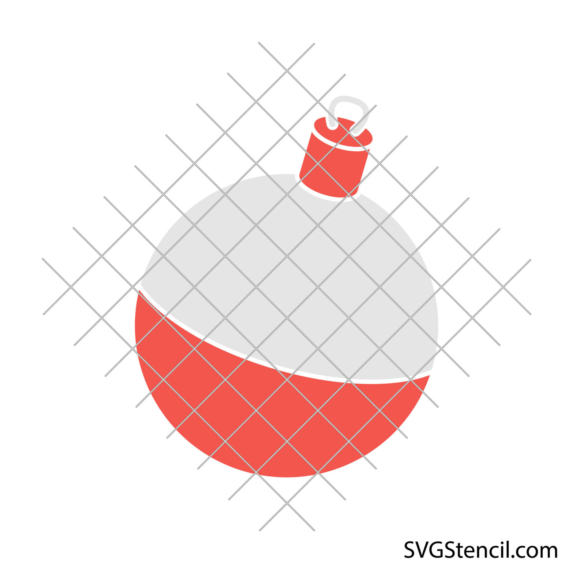 Fishing bobber svg | Bobber monogram svg |Fishing float svg - SVGStencil