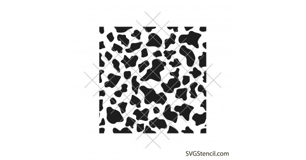 Cow print svg | Free svg | Seamless animal pattern svg - SVGStencil