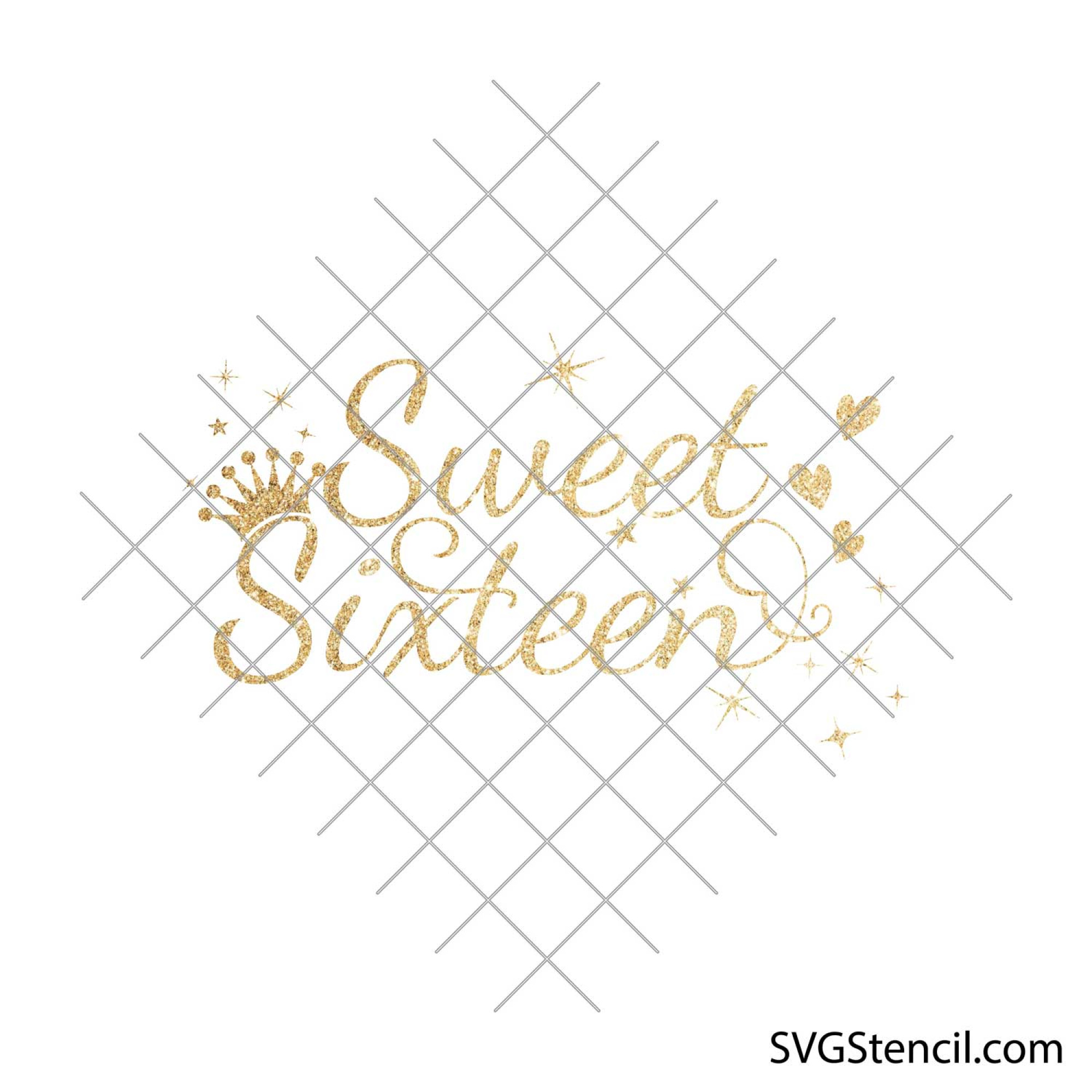 Birthday girl svg | 16th birthday svg | Birthday squad svg - SVGStencil