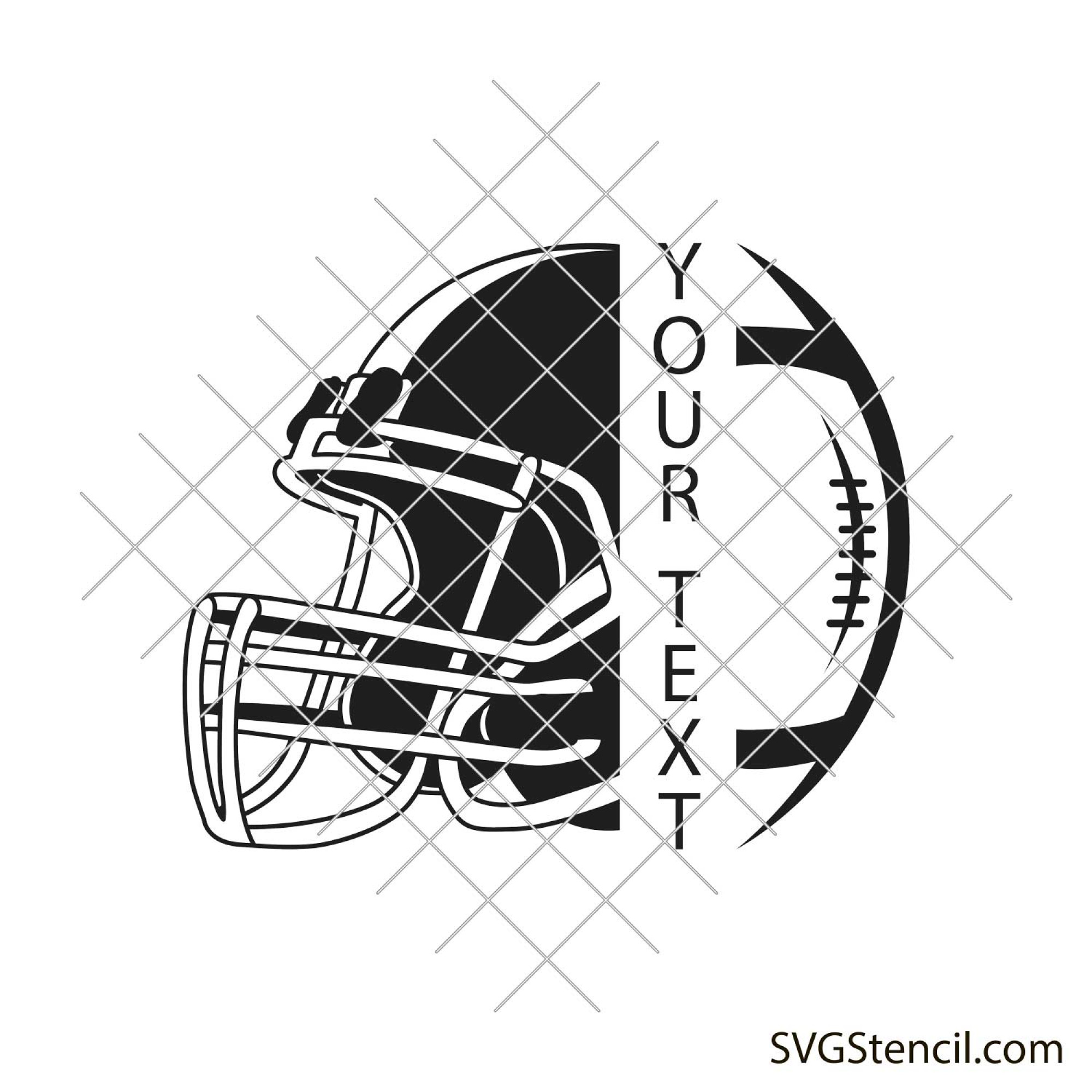 American football season svg| Football template svg - SVGStencil