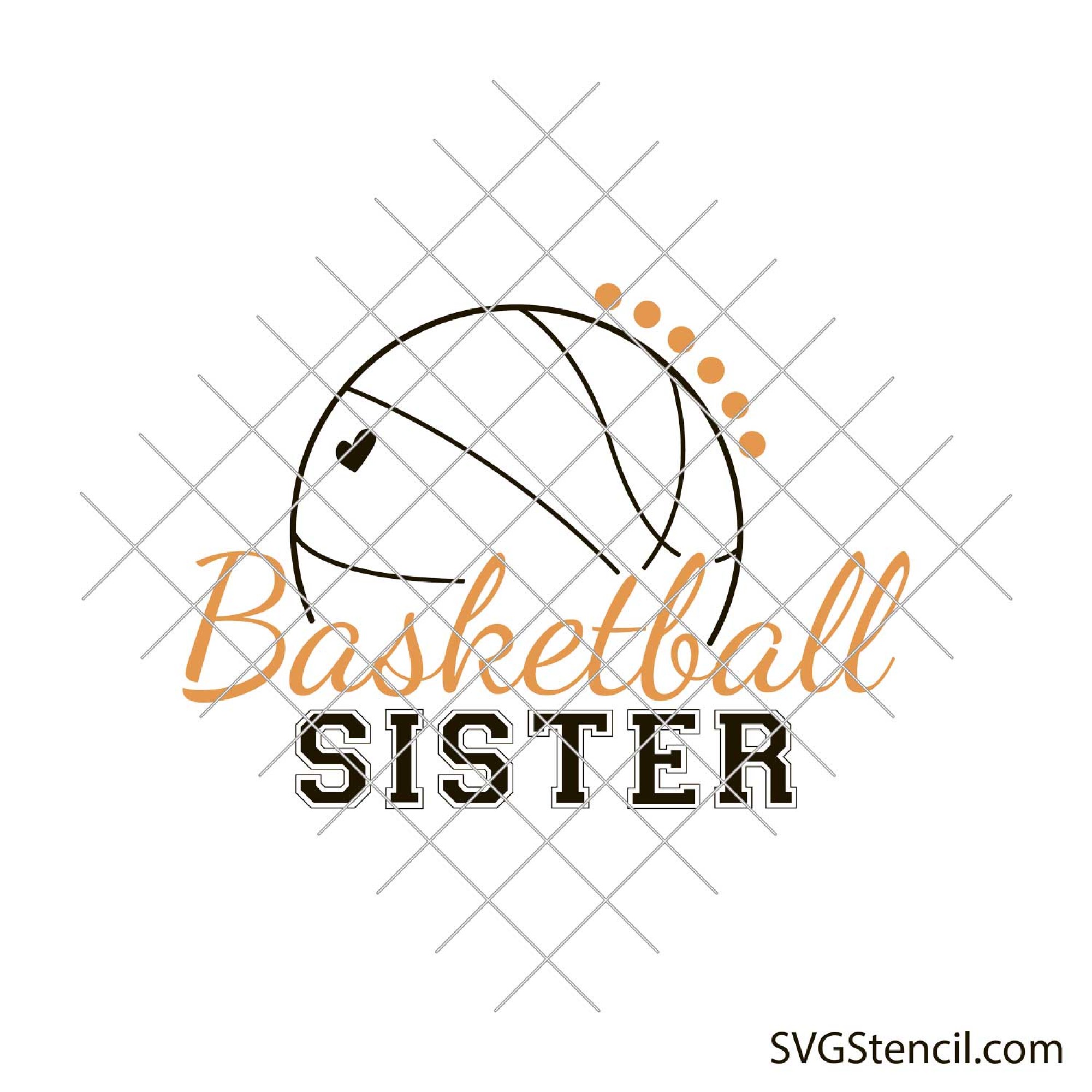 Girl basketball svg | Basketball mom | Basketball gift svg - SVGStencil
