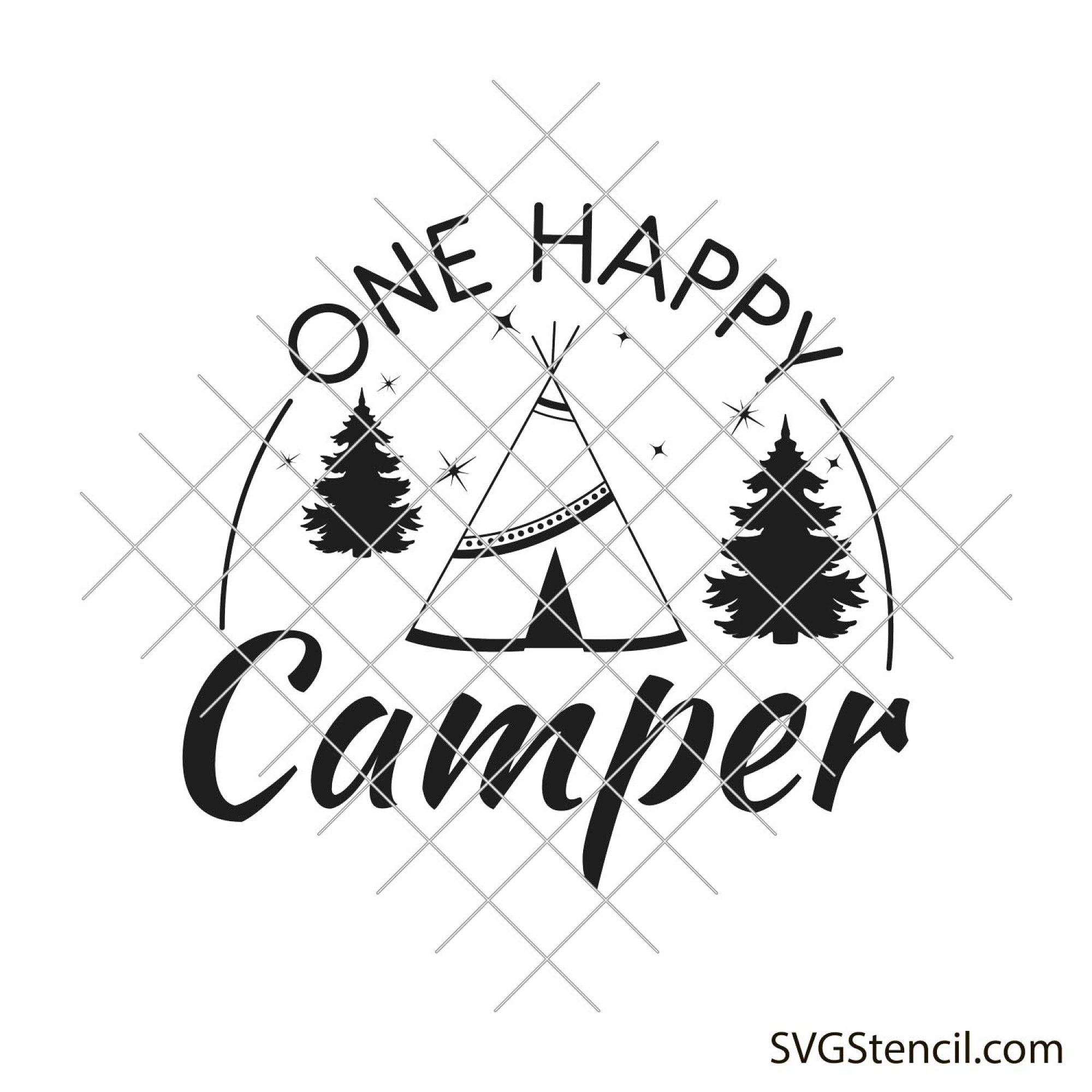Camp life svg | Birthday shirt svg | Funny camping svg - SVGStencil