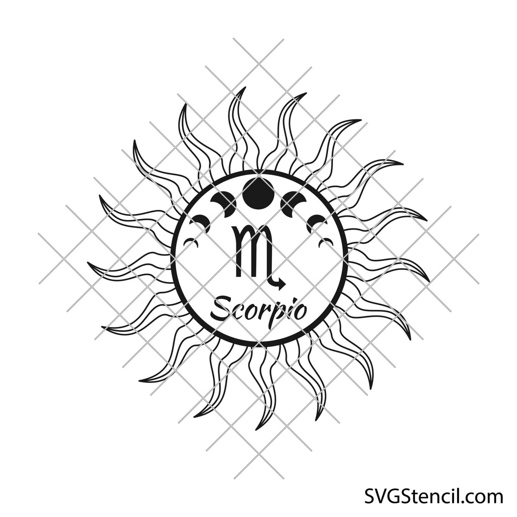 Horoscope svg bundle | 12 constellation signs svg | Zodiac svg - SVGStencil