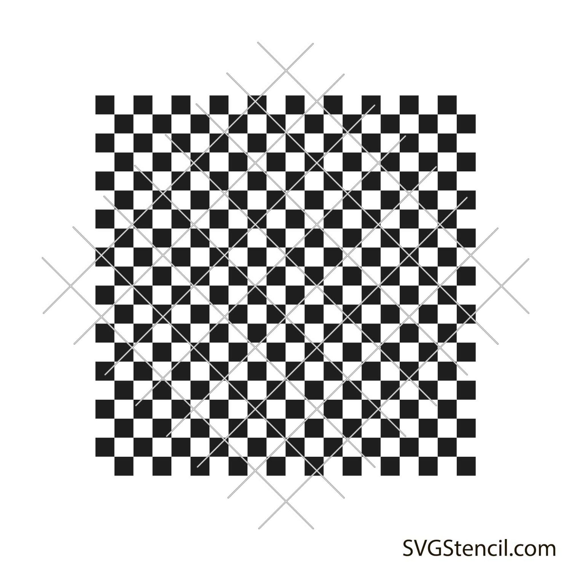 Plaid pattern svg | Racing pattern svg | Free svg design - SVGStencil