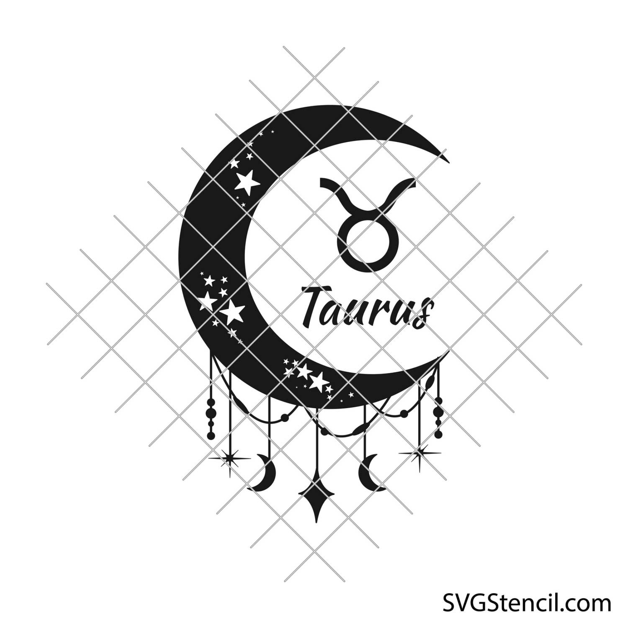 Constellation signs svg | Astrology sign svg | Moon zodiac svg - SVGStencil