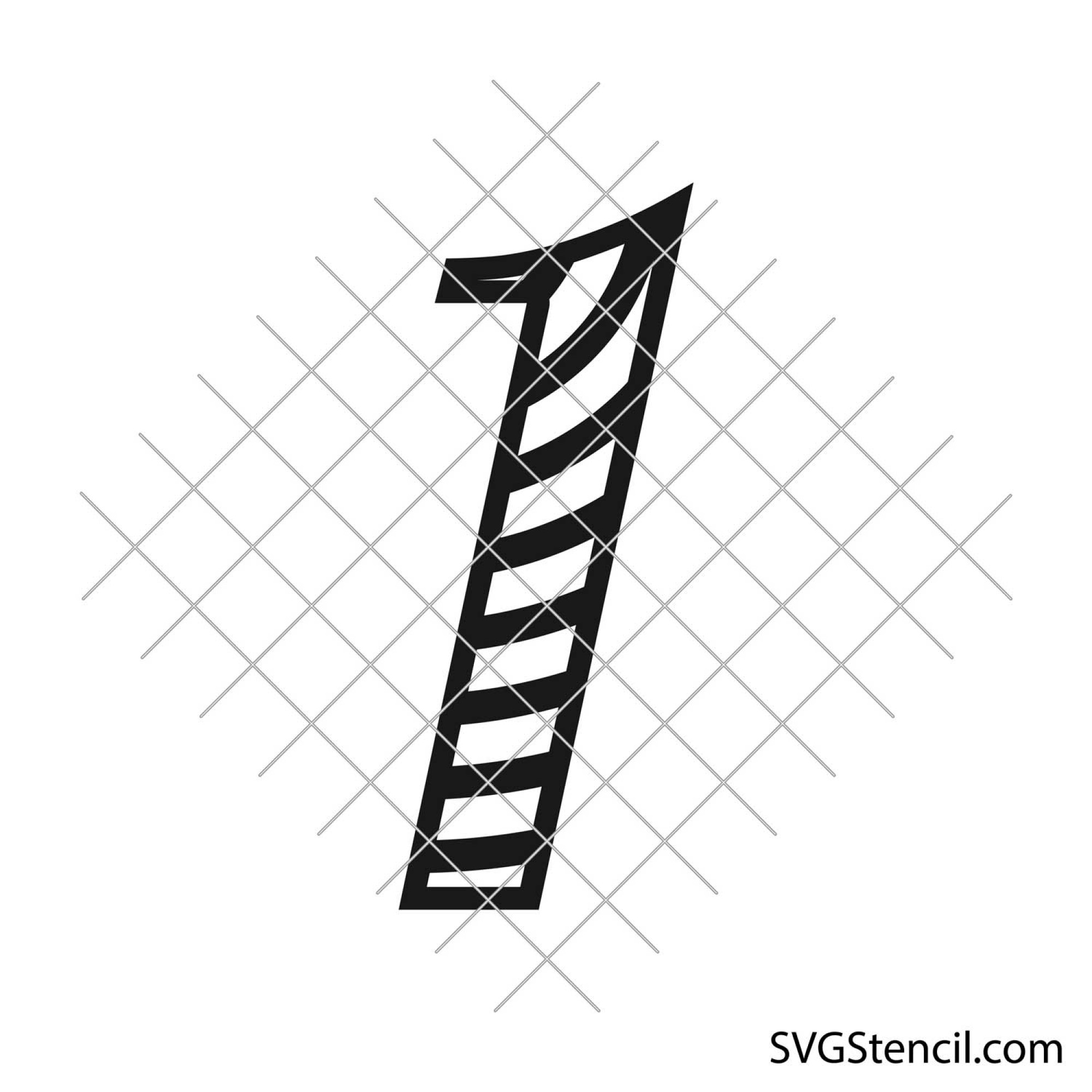 Numbers svg | Fancy numbers svg | Wedding table numbers svg - SVGStencil