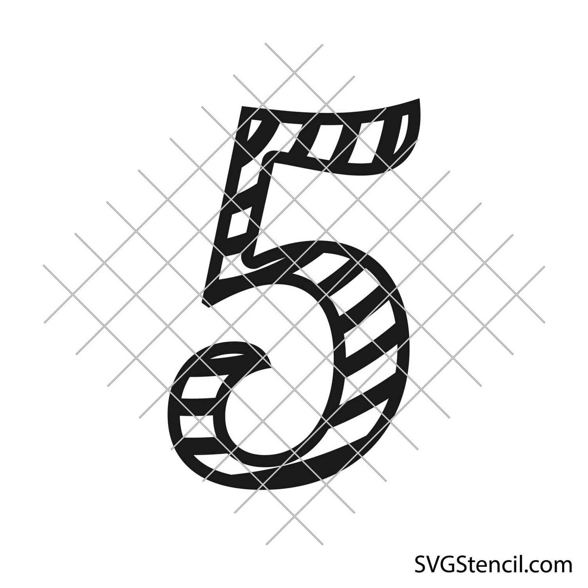 Numbers svg | Fancy numbers svg | Wedding table numbers svg - SVGStencil
