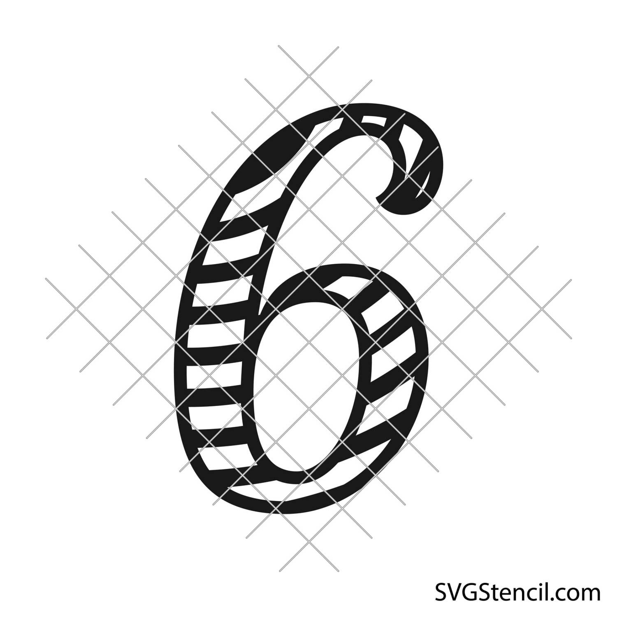 Numbers svg | Fancy numbers svg | Wedding table numbers svg - SVGStencil