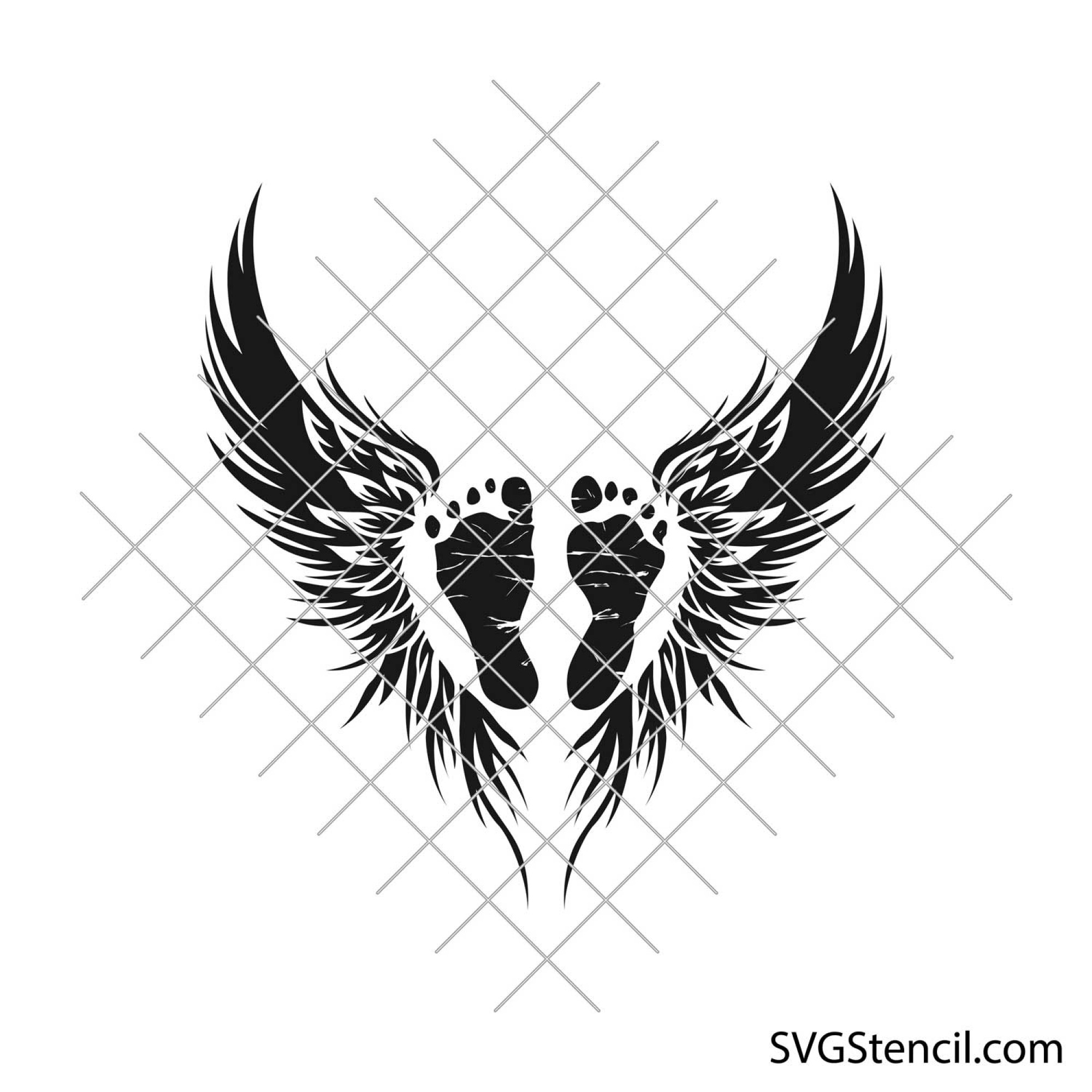 Baby loss memorial svg | Pregnancy loss svg | Stillborn svg - SVGStencil