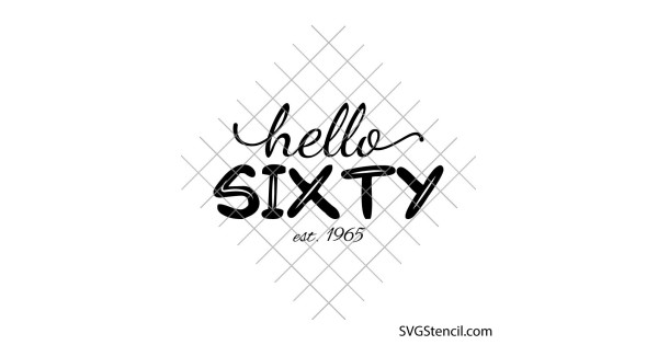Established 1965 svg | Birthday shirt svg | 60th birthday svg - SVGStencil