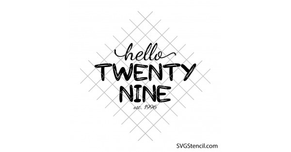 Man's birthday svg | Est 1996 Svg | Aged to Perfection svg - SVGStencil