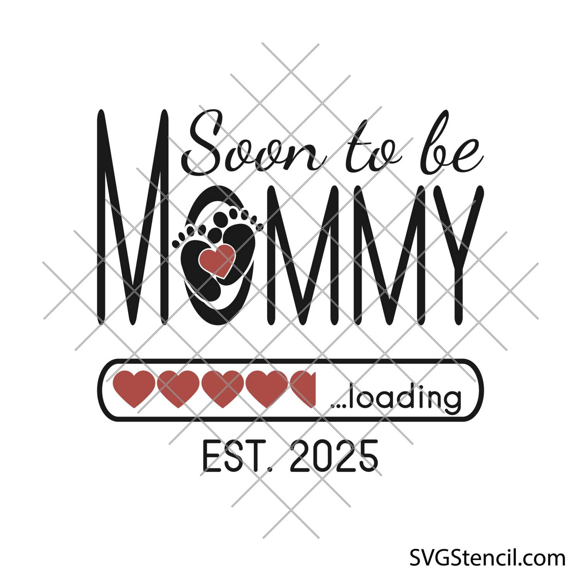 New mom svg | New dad svg | Expecting parents svg - SVGStencil