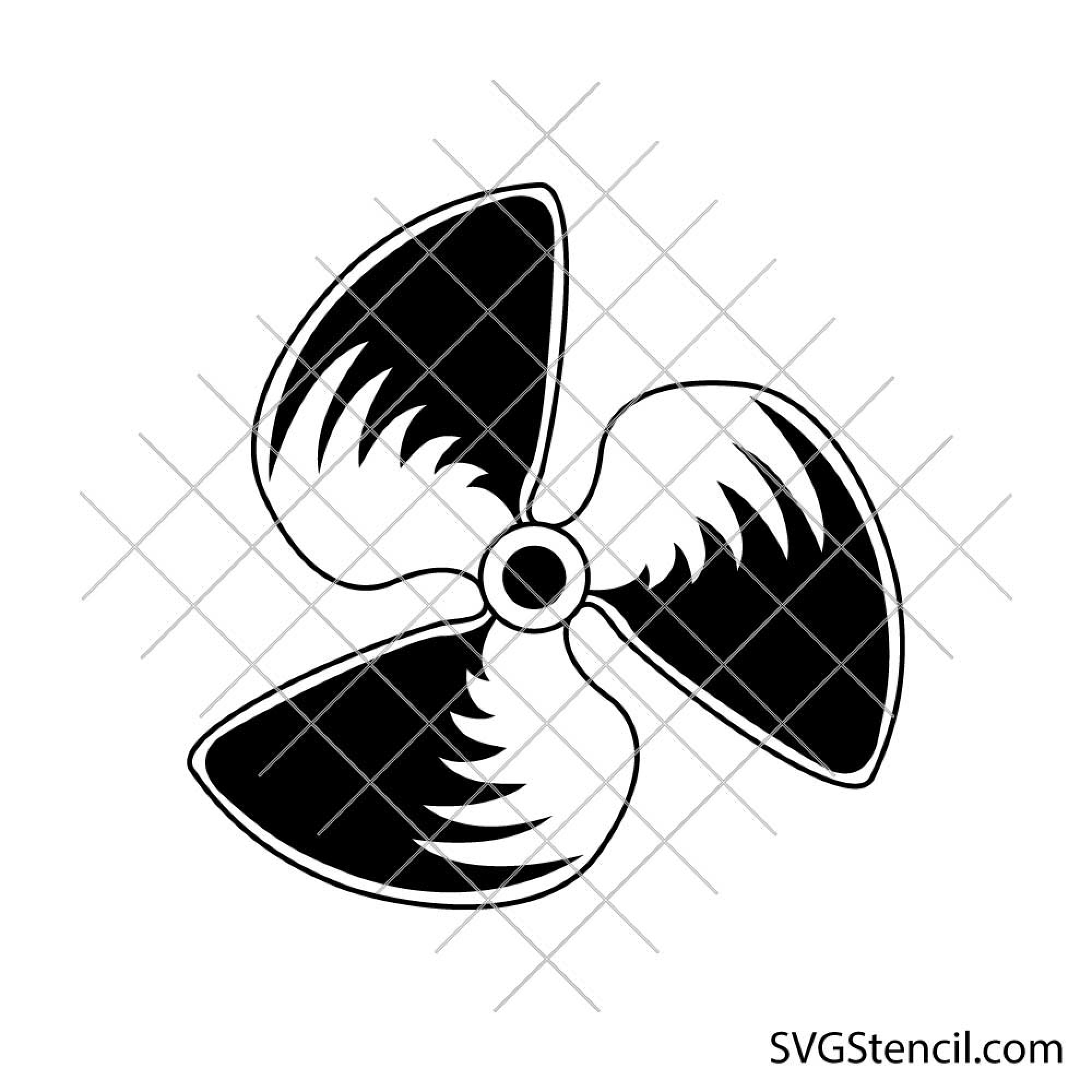 Ship engine svg | Marine craft svg | Sea propeller svg - SVGStencil