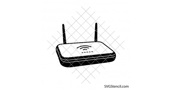 Internet svg | Wifi clipart | Technology svg - SVGStencil