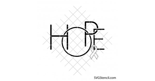 Hope word svg | Faith hope svg | Inspirational home decor svg - SVGStencil