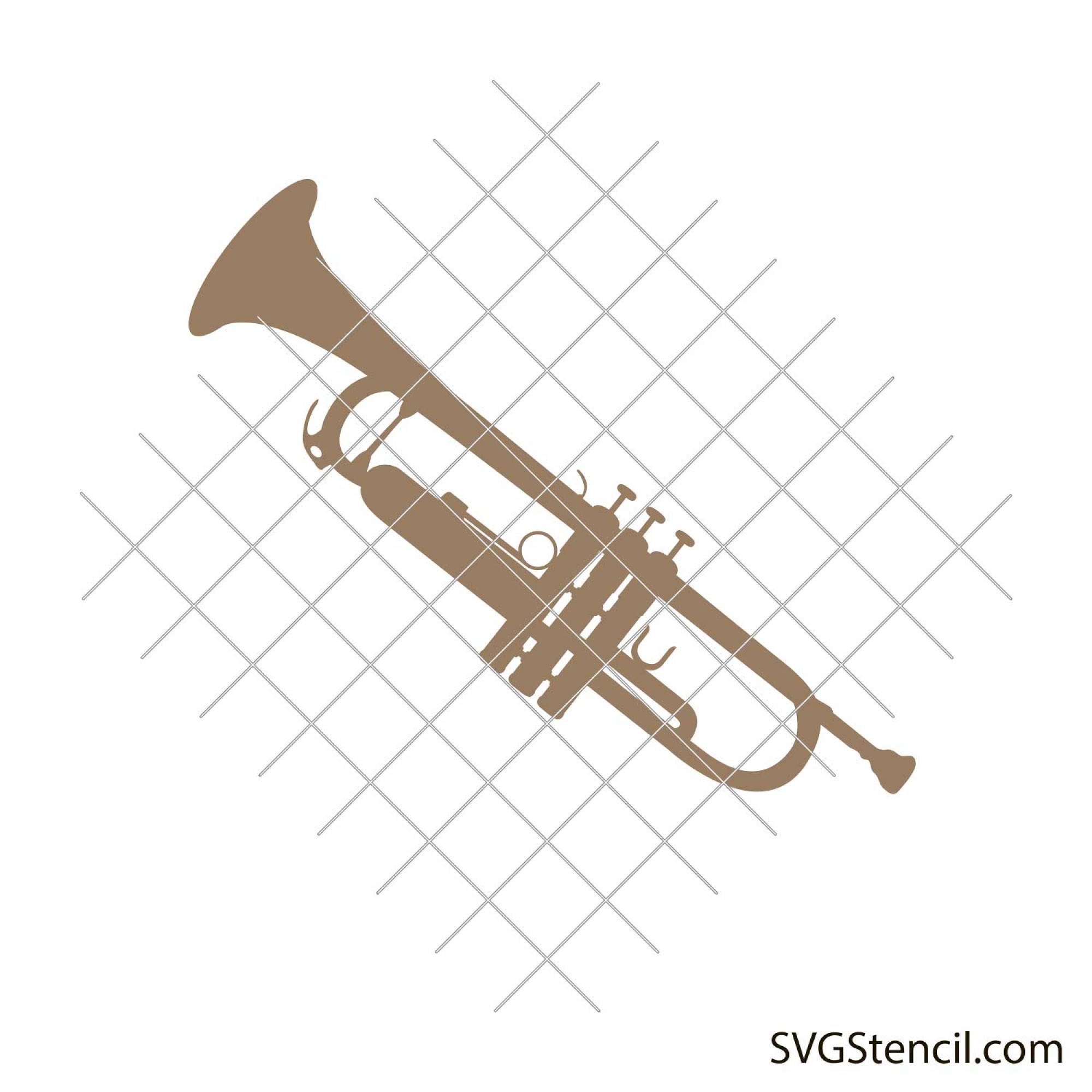 Trumpet svg | Music svg | Music shirt svg - SVGStencil