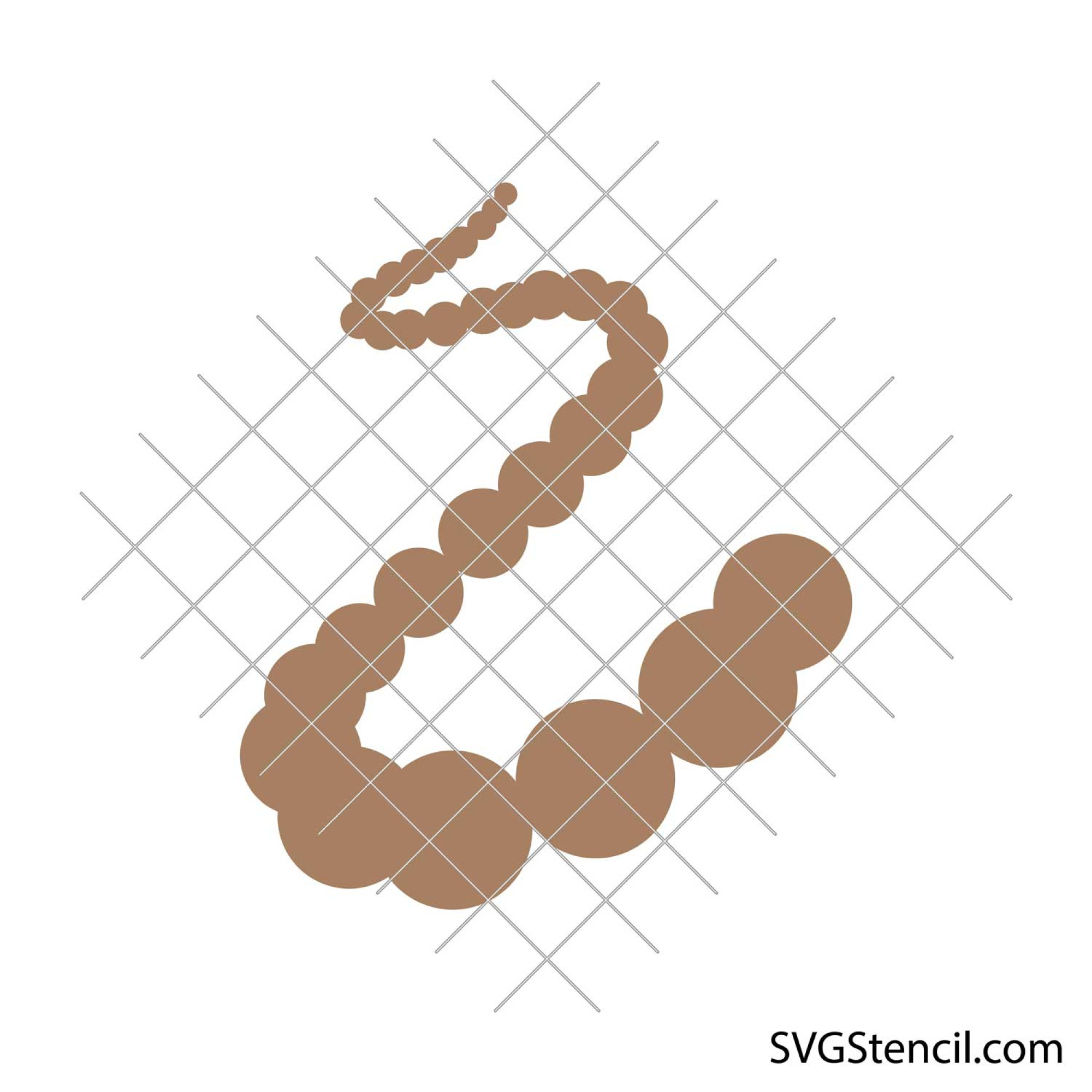 Black pearl svg | Seashell svg | String of pearls svg - SVGStencil