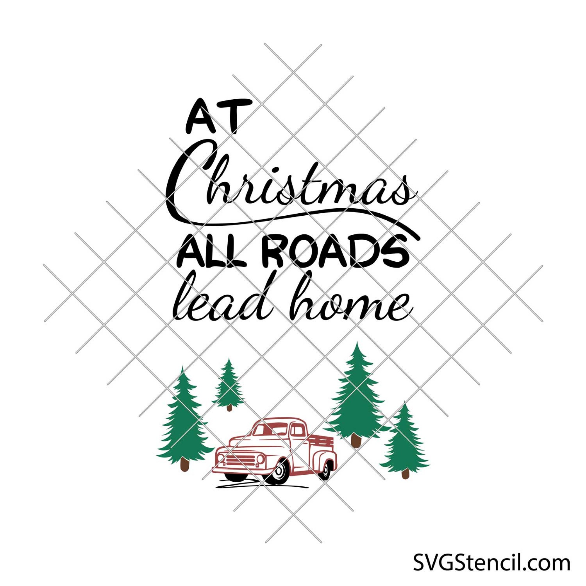 Christmas card svg | Christmas quote svg| Christmas decor - SVGStencil