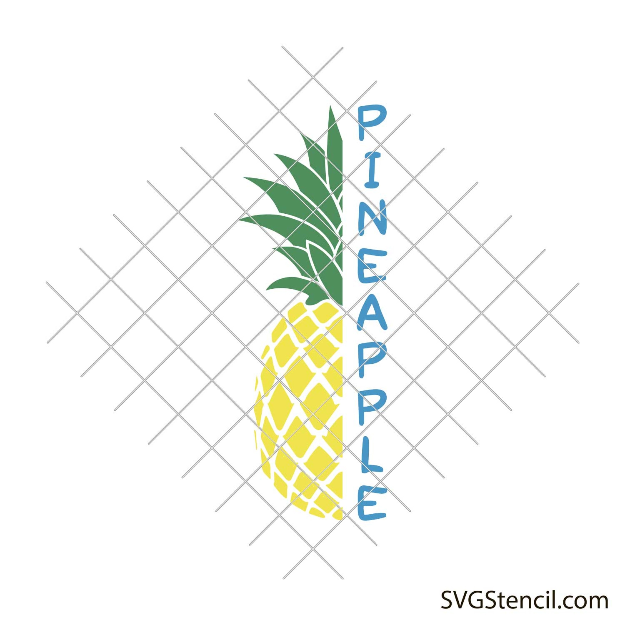 Pineapple car decal svg | Be a pineapple svg | Summer svg - SVGStencil