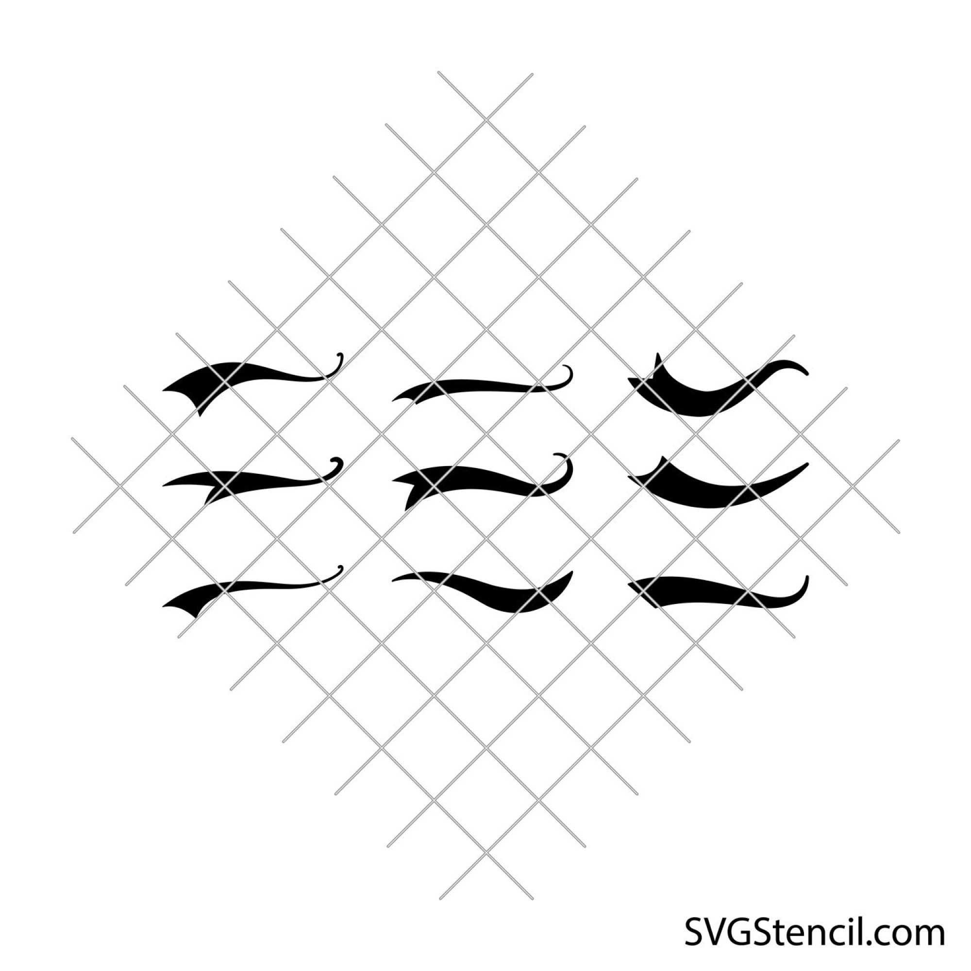 Baseball swoosh svg | Baseball swish svg | Swashes svg - SVGStencil