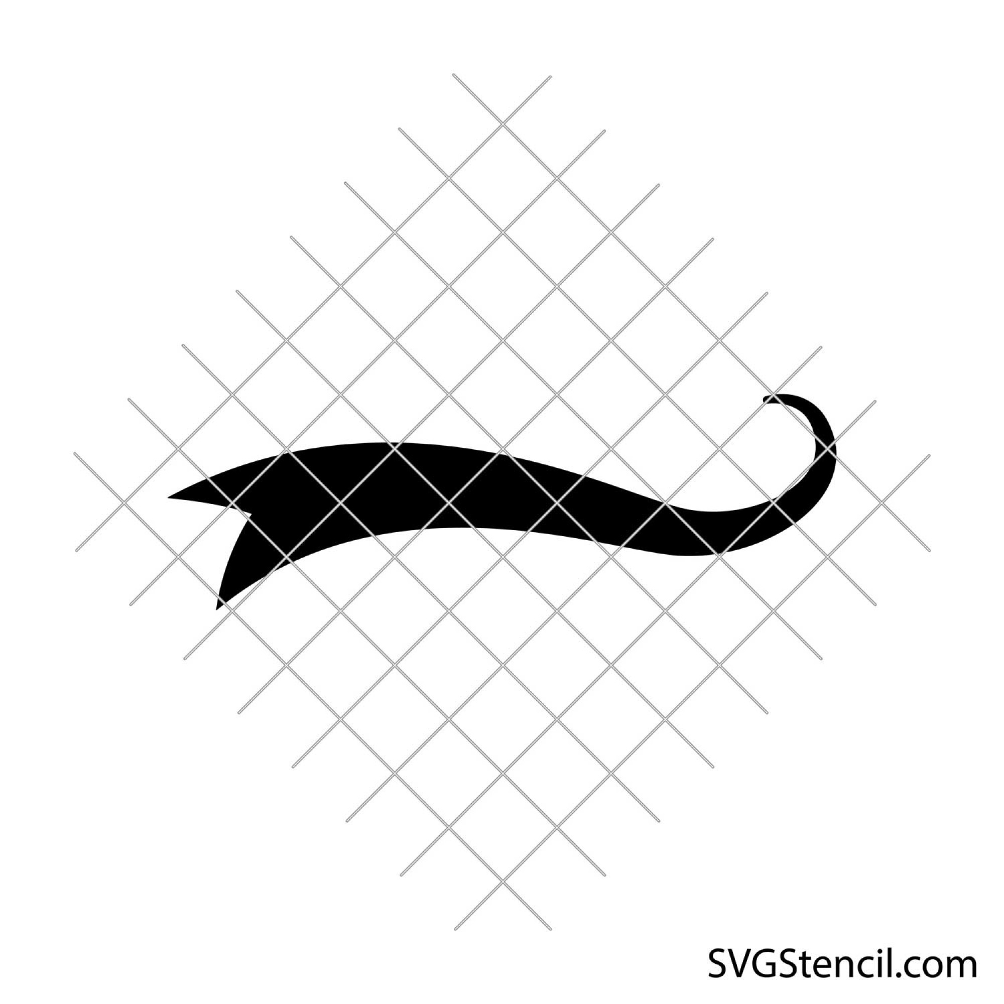 Baseball swoosh svg | Baseball swish svg | Swashes svg - SVGStencil