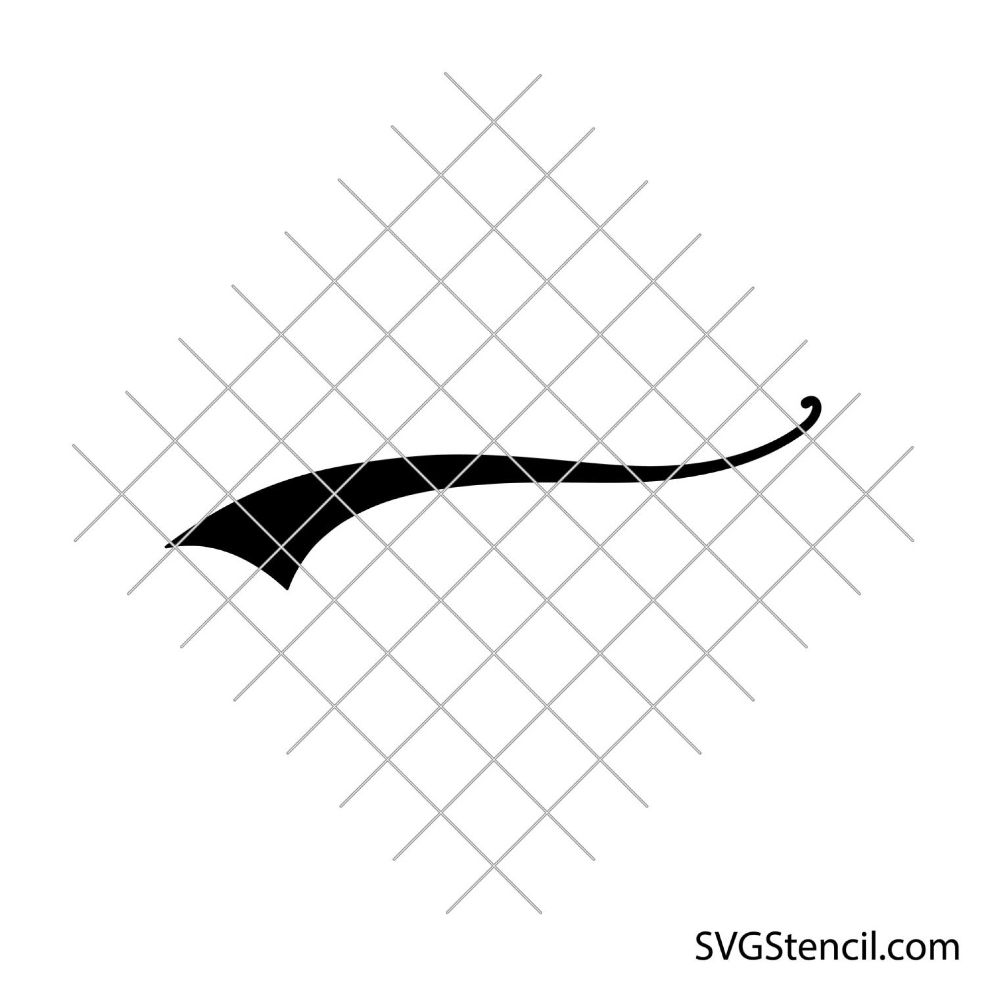 Baseball swoosh svg | Baseball swish svg | Swashes svg - SVGStencil