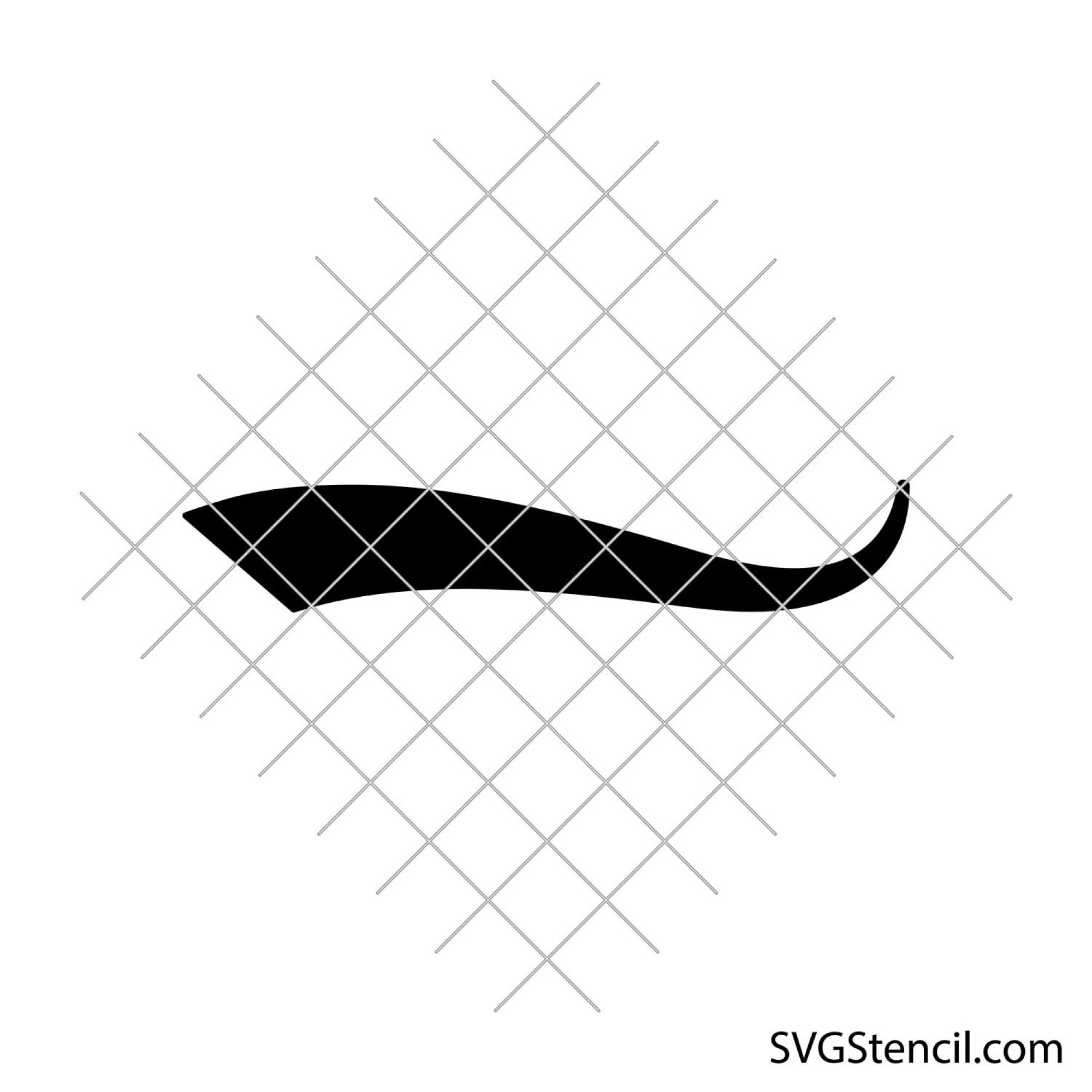 Baseball swoosh svg | Baseball swish svg | Swashes svg - SVGStencil