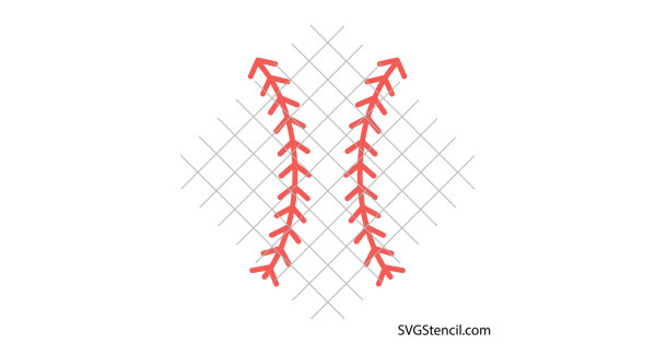 Free baseball threads svg |Baseball stitching svg |Seam svg - SVGStencil